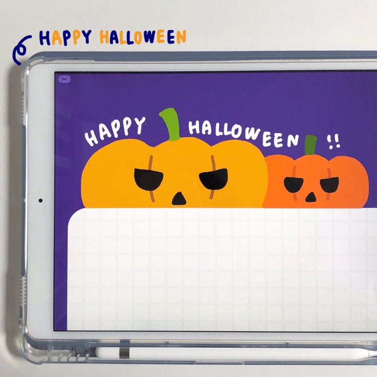 [굿노트 속지, 스티커 무료 공유] 할로윈 노트패드, 스티커 : 네이버 블로그