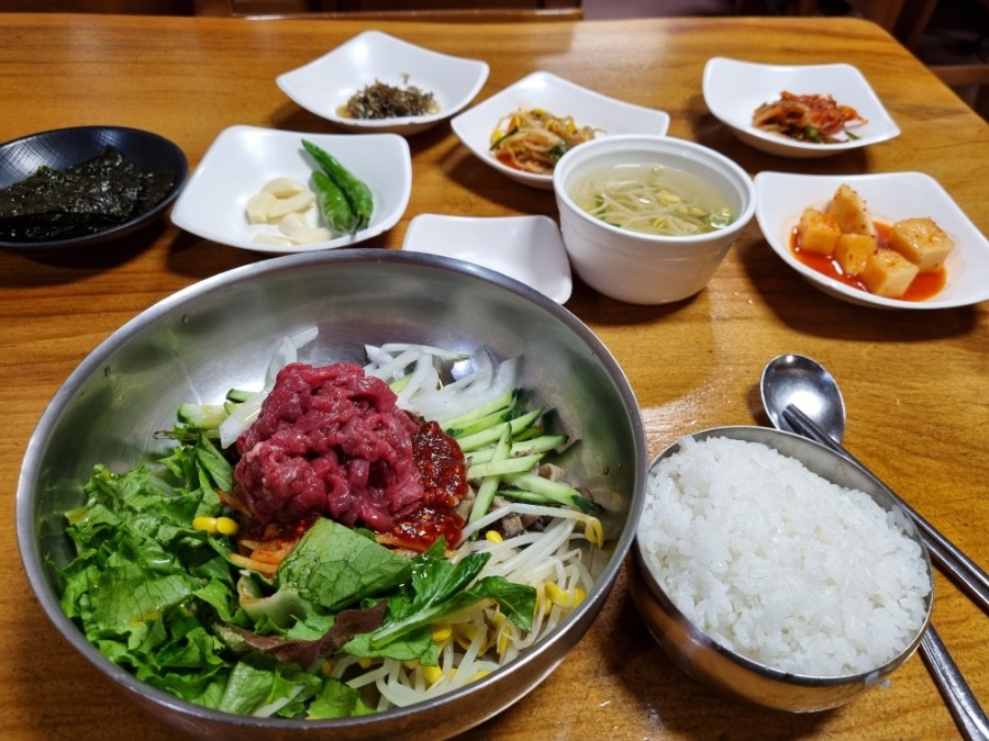 군산 월명동 맛집 현지인들도 사랑하는 뭇국 육회비빔밥 맛집 한일옥 네이버 블로그