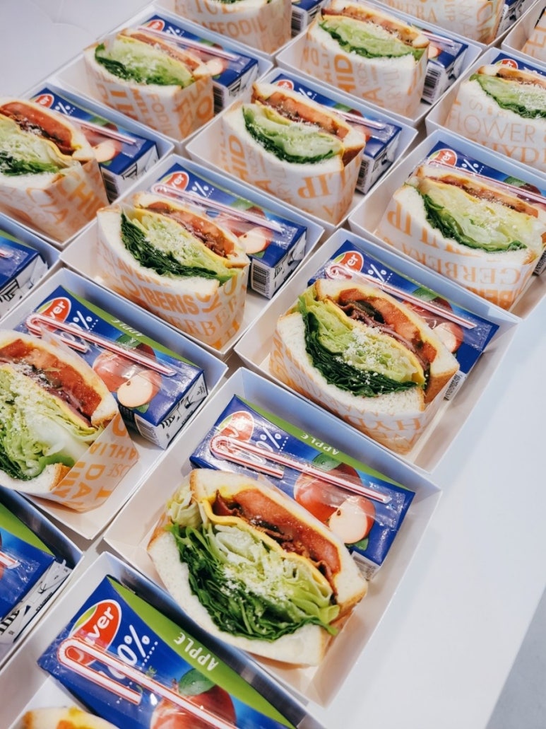 엘린스샌드위치울산울산샌드위치행사용미니간식팩샌드위치팩주스 네이버 블로그