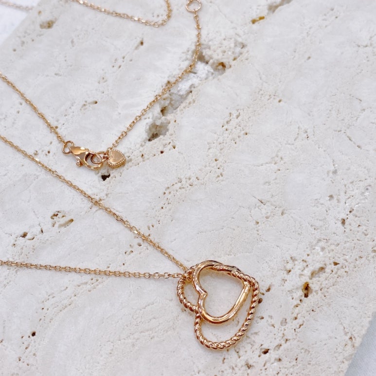 [ravien] 인하트 롱목걸이/롱목걸이 추천/하트 목걸이/레이어드목걸이/우정목걸이/데일리 목걸이/여자친구선물/우정아이템 추천 ...