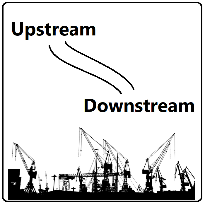 Upstream 과 Downstream 뜻과 차이점 : 네이버 블로그