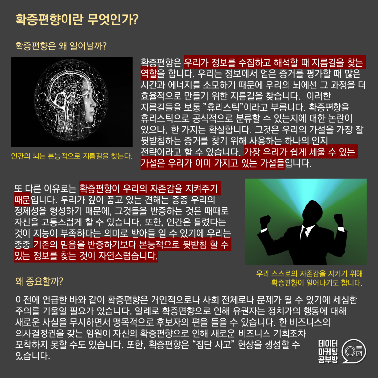 확증편향confirmation Bias 개념과 Case 사례 네이버 블로그