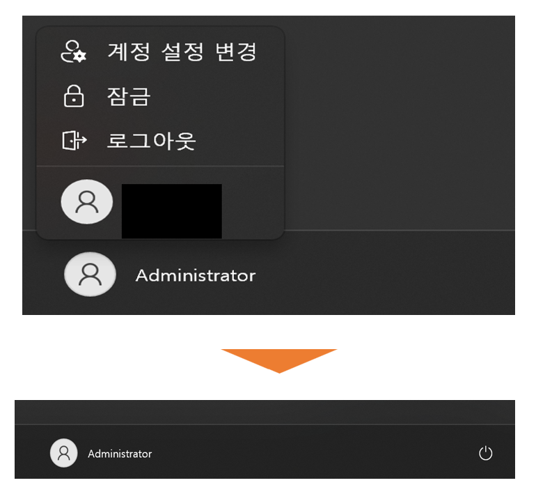 328 Win11 윈도우11 관리자administrator 계정 활성화와 사용자users 폴더 이름 변경 방법