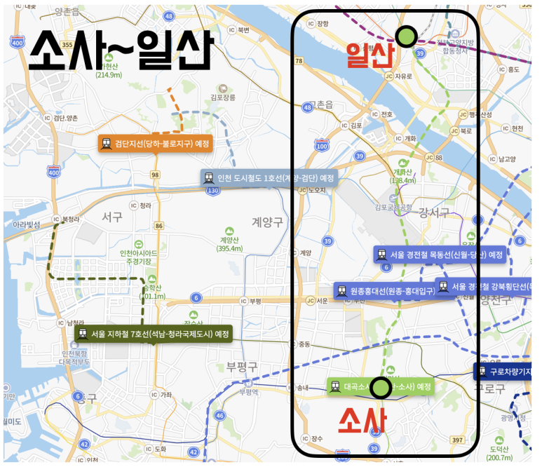 서해선 노선도 구간별 개통 시기와 연장 정보 네이버 블로그