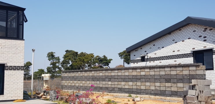 스플릿블럭 문주 예쁜 담장 스프릿블록 6인치 콘크리트 치장블럭 두겁석 상부덮개 네이버 블로그