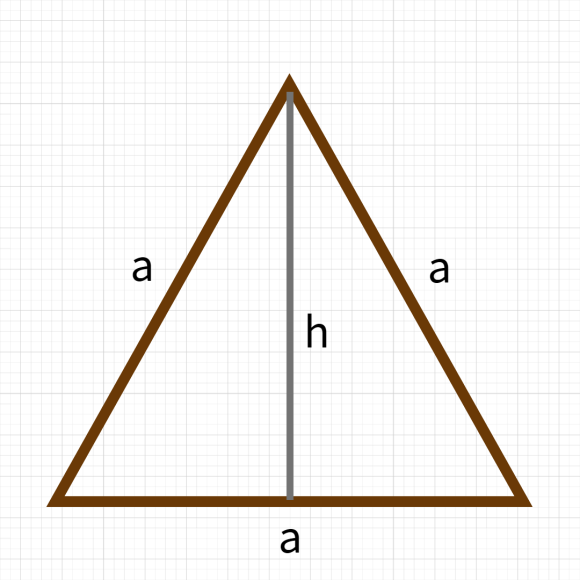 정삼각형 넓이 공식 높이 구하기 : 네이버 블로그