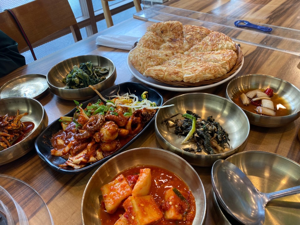 북한산 맛집 산들애 건강밥상 쭈꾸미 볶음 감자전 등산 후 건강한 음식을 먹을 수 있는 곳 네이버 블로그