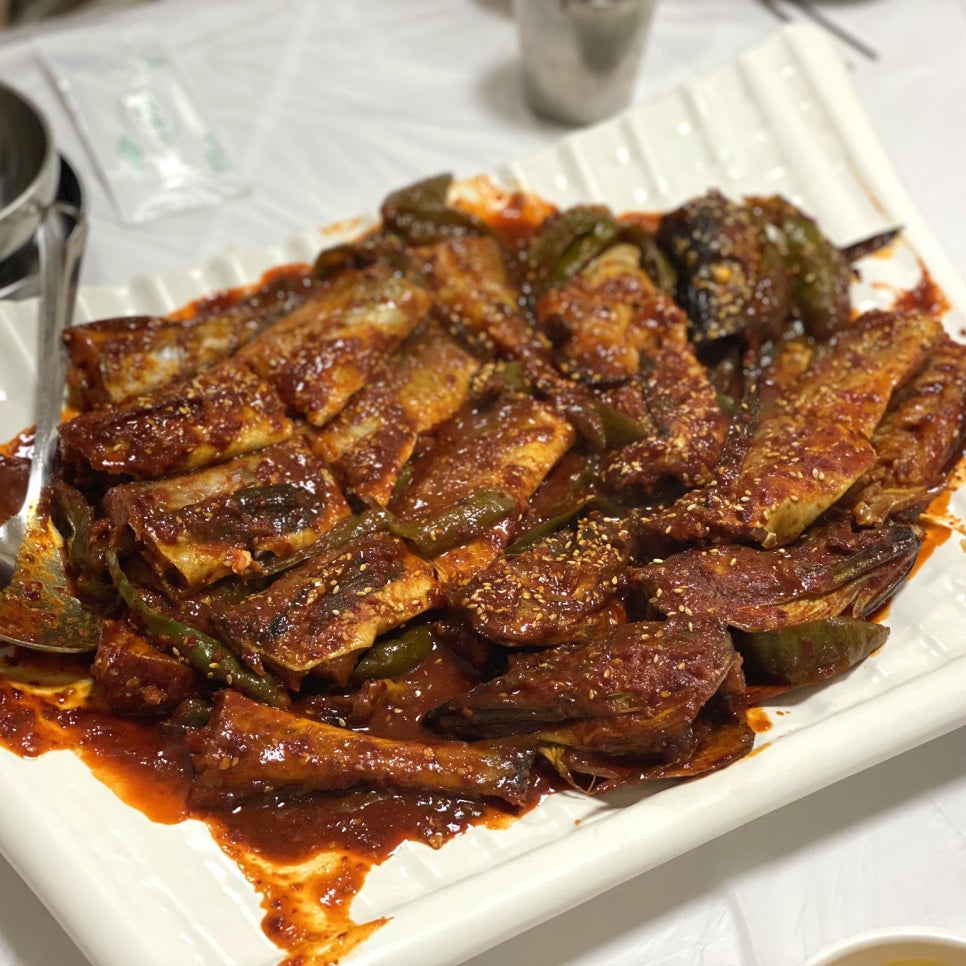충주 개성집 매콤명태조림 생선모둠구이 네이버 블로그