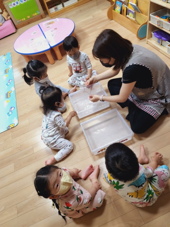 오감놀이 라이스페이퍼 놀이 네이버 블로그