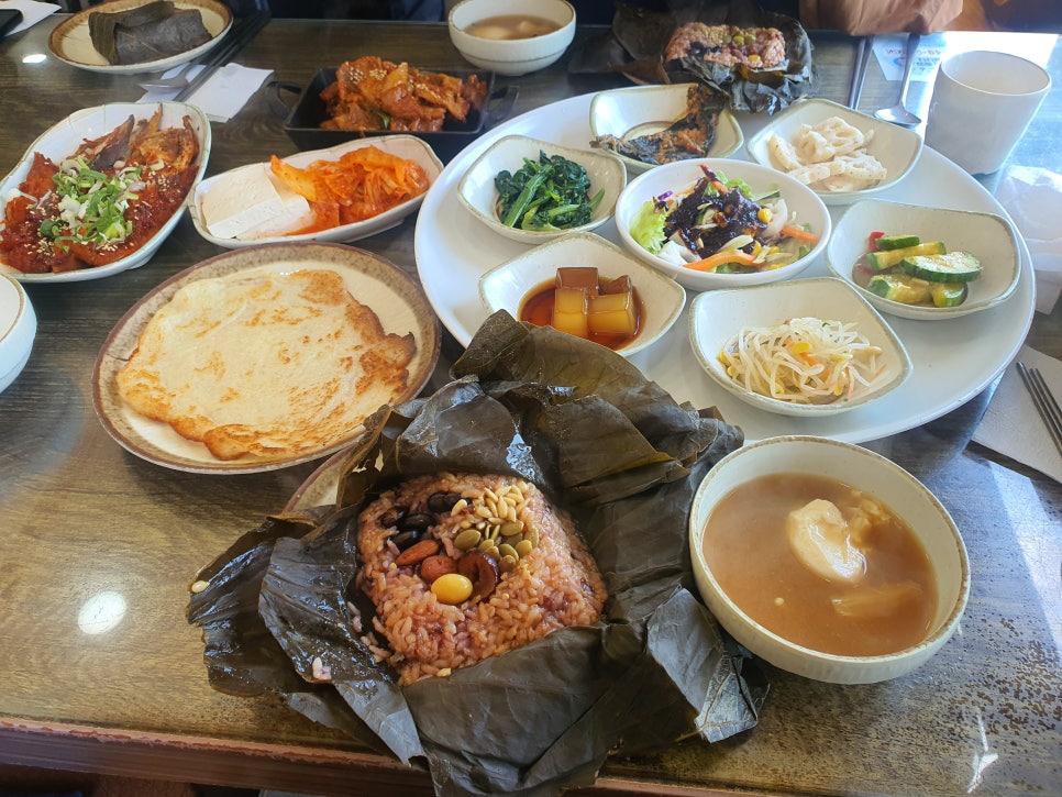 육콩이네 연잎밥 연잎돌솥밥♬ 양평 두물머리 맛집♬ 두물머리 관광의 시작은 연잎밥 정식15000원이쥬 네이버 블로그