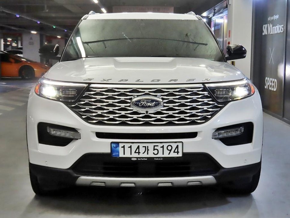 (판매완료) 수원/수원SKV1모터스/수원중고차/자마이카/중고차/[포드] 익스플로러 6세대 3.0 플래티넘 4WD (1인신조, 완무, 화이트, 신차급, 상태 극최상 ...