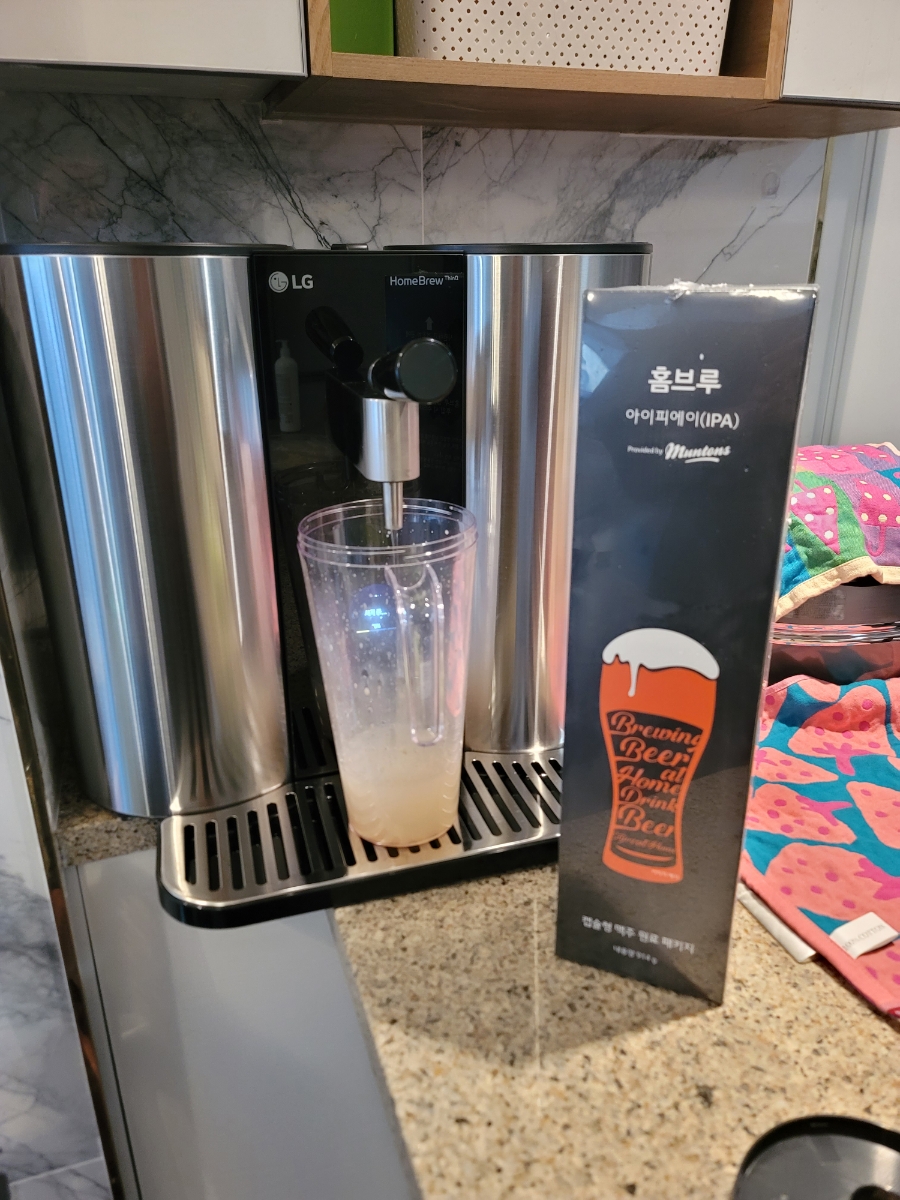 Lg홈브루후기 수제홈맥주만들기 홈술 가정용생맥주기계 사용법 Ipa 위트에일 세척엘지캡슐키트 루잉 가전제품 사은품 네이버 블로그