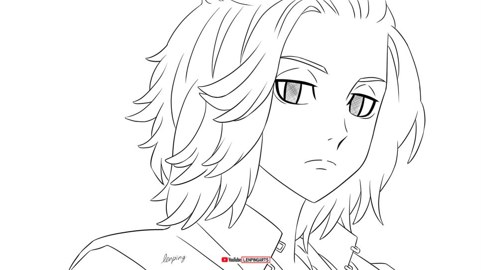 도쿄리벤저스 도쿄만지회 사노만지로 마이키 그림그리기 Tokyo Revengers Manjiro Sano drawing [디지털 ...