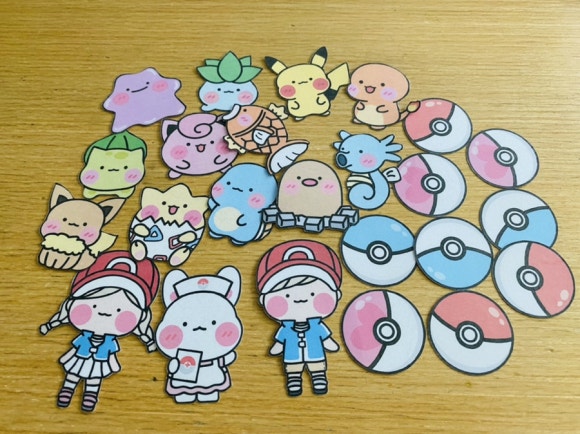 포켓몬스터 놀이북 만들기 (소워니놀이터 무료도안) : 네이버 블로그