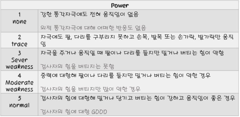 Gcsglasgow Coma Scale 의식수준 사정 Motor Power 사정 네이버 블로그