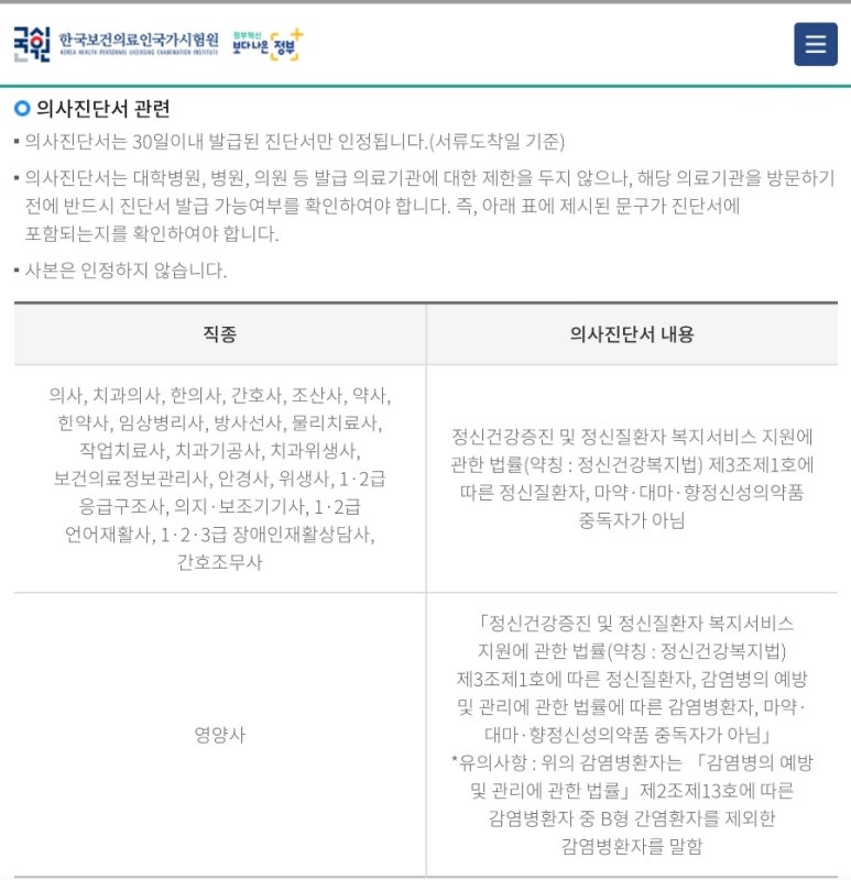 요양보호사 국가자격증 면허발급용 건강진단서는 소변검사마약검사로 검진 후 당일 발급 가능 네이버 블로그
