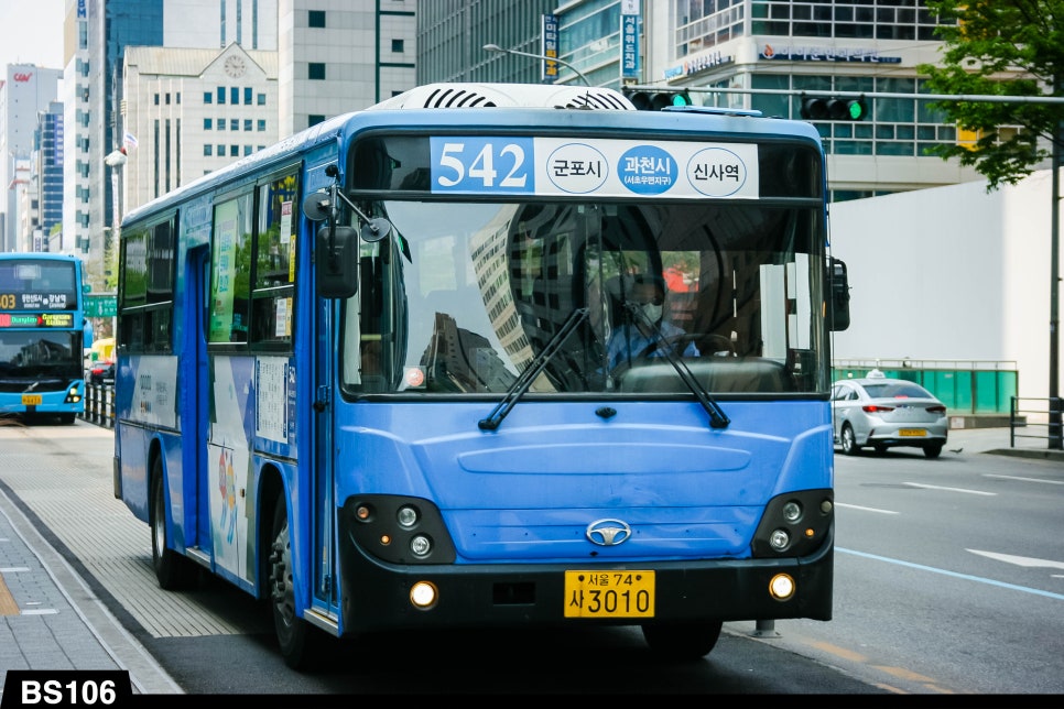 [서울/간선] KD 대원여객 542번 3010호 대우 BS106 로얄시티 F/L 좌석형 NGV"10 : 네이버 블로그