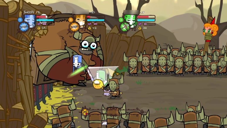 4인 협동 스팀 게임 캐슬 크래셔(Castle Crashers) 실제 플레이 후기! : 네이버 블로그