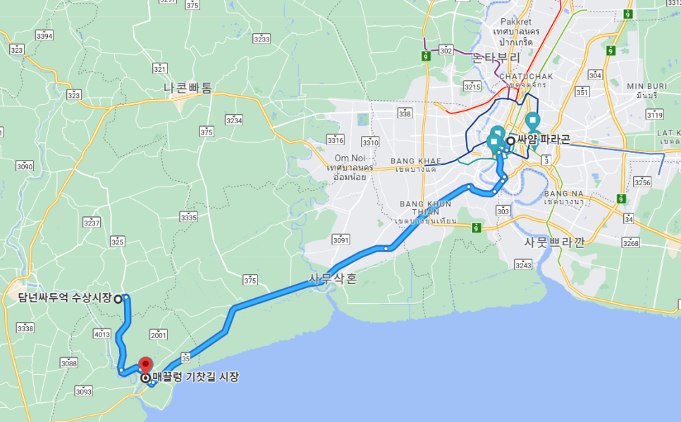 태국 여행지 방콕 가볼만한곳 담넌 사두억 수상시장 And 매끌렁 철길시장 일일투어 클룩 할인코드 네이버 블로그