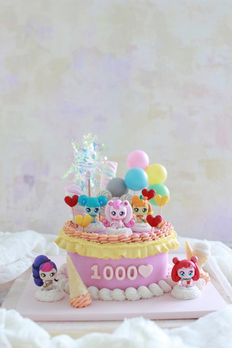 공주님의 기념일을 위한 티니핑케이크 [새솔동/안산/수원 캐릭터 피규어 케이크] : 네이버 블로그