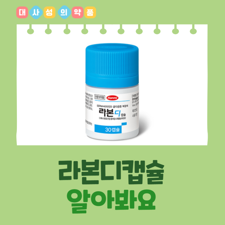 라본디캡슐 성분정보 효능효과 용법용량 부작용 주의사항 등 알아봐요 Raboned Cap 네이버 블로그