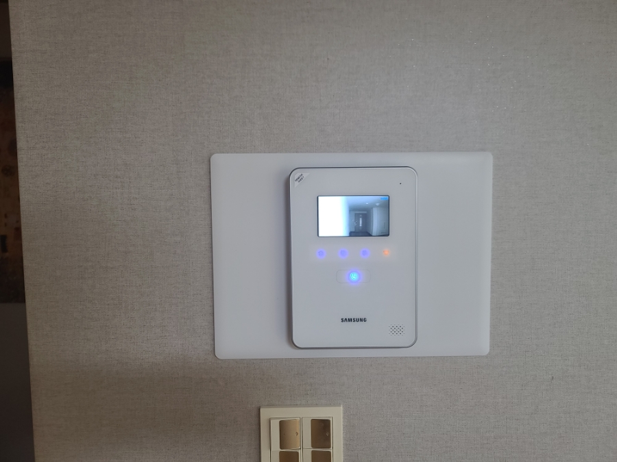 [길음뉴타운2단지푸르지오] EZON SHT-704VV 인터폰교체/삼성비디오폰 SHT-3625AMW 설치 : 네이버 블로그