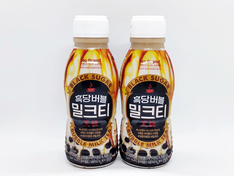 노브랜드 흑딩버블 밀크티 350mL(BLACK SUGAR BUBLE MILK TEA) : 네이버 블로그