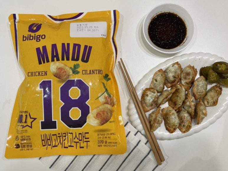 비비고 신상 치킨 고수만두 먹어봤습니다 (Ft. LA레이커스) : 네이버 블로그