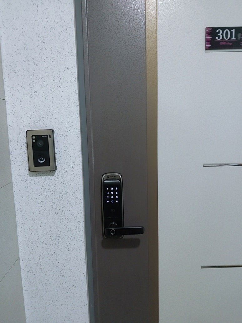 솔리티 도어락 M600 B 무타공 번호키 부산 영도 신선동 열쇠 네이버 블로그