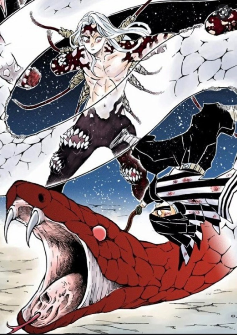 귀멸의칼날 오바나이 뱀의호흡 색칠공부 무료도안 올려드려요^^ : 네이버 블로그