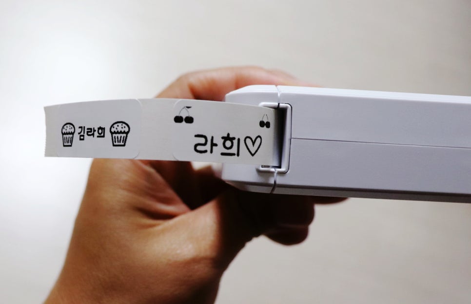 시노링크 라벨프린터 D110p 방수네임스티커 네이버 블로그