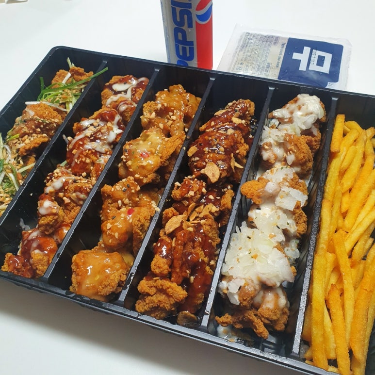 청라 치킨 순살만공격 치파포세트 V5 배달먹리뷰 네이버 블로그