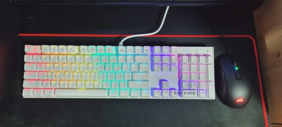 해커K640키보드&커세어M55마우스 M포인트몰에서 구매! : 네이버 블로그