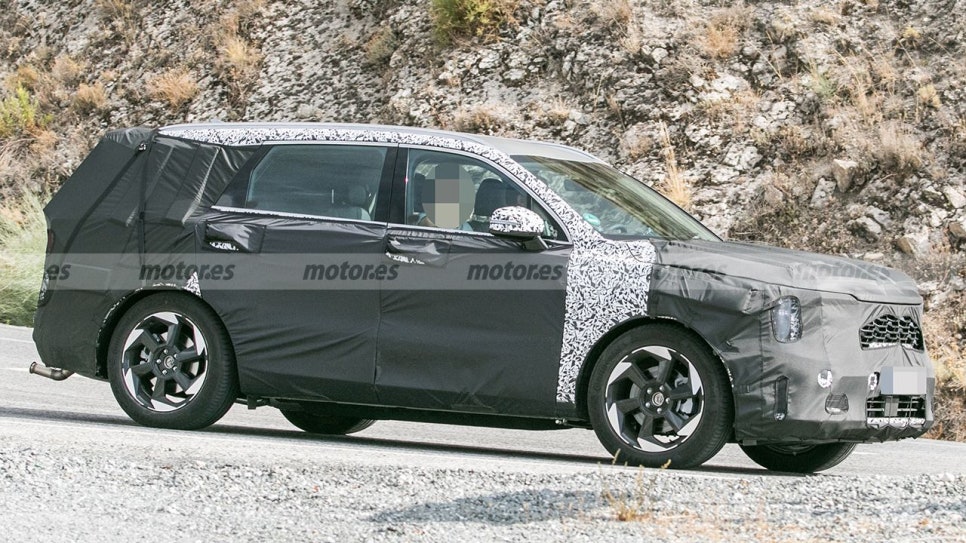 EV9 아니야? 기아 쏘렌토 MQ4 페이스리프트 스파이샷, 출시일 : 네이버 블로그