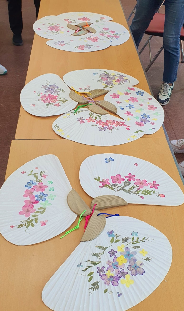 경주청소년수련원 수업 3회차 압화부채만들기압화부채경주압화수업경주청소년수련원청소년을 바르게 지도하는봉사단 네이버 블로그