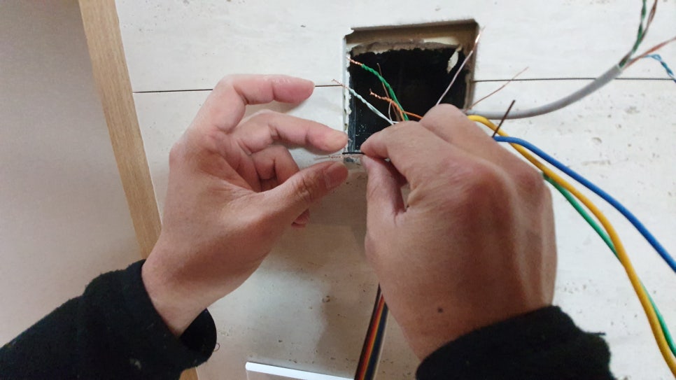 코맥스 디지털 비디오폰 설치방법 COMMAX CAV-77MG 아이디 세팅 방법 : 네이버 블로그