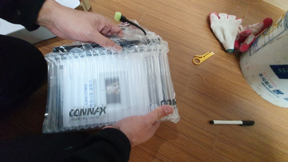 코맥스 디지털 비디오폰 설치방법 COMMAX CAV-77MG 아이디 세팅 방법 : 네이버 블로그