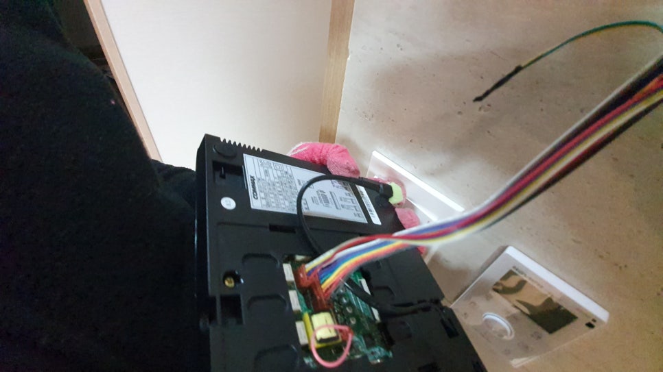 코맥스 디지털 비디오폰 설치방법 COMMAX CAV-77MG 아이디 세팅 방법 : 네이버 블로그