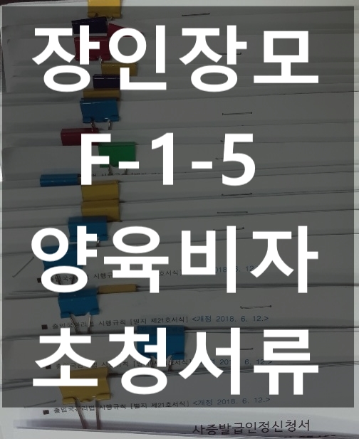 베트남 장인장모 양육비자 F 1 5 비자 초청장 불법체류 취업방지 서약서 네이버 블로그