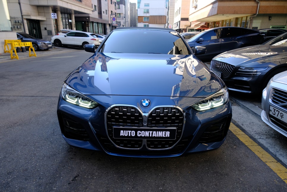 Bmw 420i 컨버터블 아틱 레이스 블루 솔라가드 볼텍스ir 신차패키지 소프트탑 코팅 볼라솔루션 Std 세라믹코팅