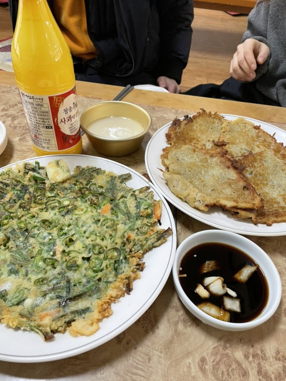 청송 주왕산 맛집 산촌식당감자전 청송사과막걸리 네이버 블로그