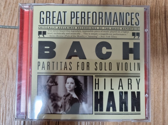 올뺌이 추천하는 오늘의 클래식 10 : 힐러리 한(Hilary Hahn) - 바흐 : 무반주 바이올린 파르티타(Bach ...