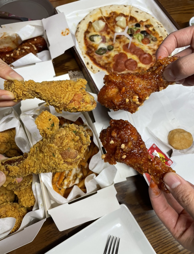 [인천/미추홀] 닭한마리에 닭다리가 네개 들어있는 꽈뜨봉치킨 - 용현동맛집 : 네이버 블로그