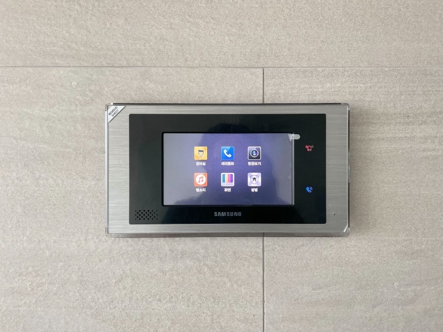 [광진구 광장동 청구아파트] 삼성인터폰 SHT-102H에서 삼성비디오폰 SHT-3527XM 교체설치 : 네이버 블로그