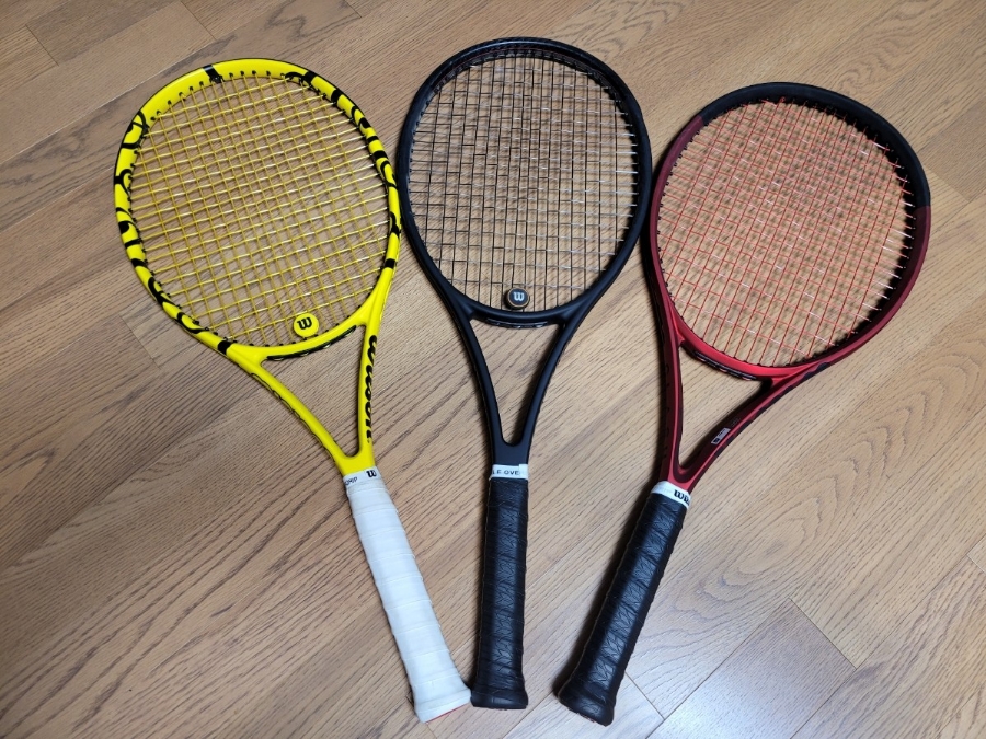 윌슨 테니스 라켓 범퍼 가드 테이프 작업했어요! 새 라켓을 소중히♡ (클래시 v2와 댐프너) : 네이버 블로그