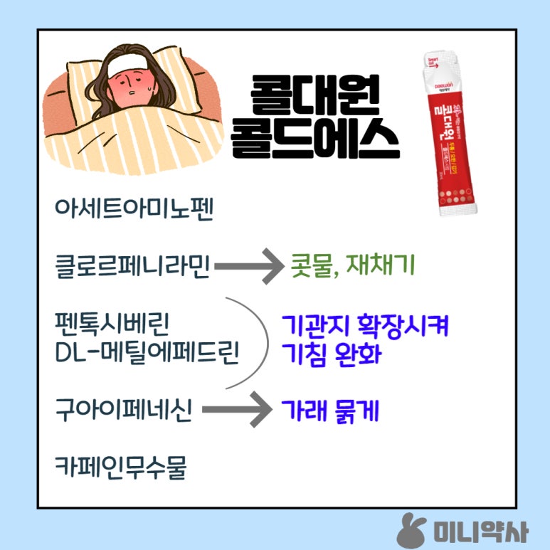 콜대원 종류 가격 알아보기종합감기약 기침 노즈 코로나 상비약으로 콜대원 네이버 블로그
