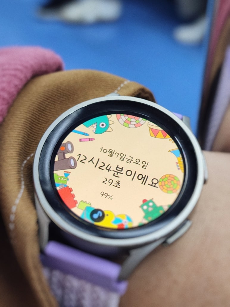갤럭시워치5워치4 짱구 워치페이스 짱구는 못 말려 오프닝 워치페이스 네이버 블로그