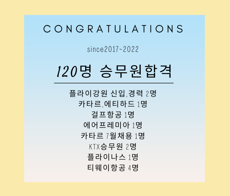 승무원합격후기 티웨이항공 4명의 승무원 합격스토리 네이버 블로그