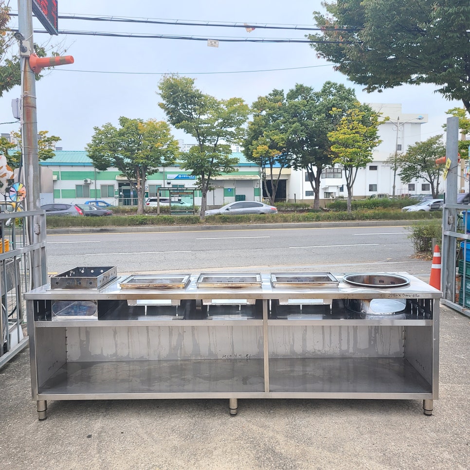 분식집에 꼭 필요한 가성비 좋은 중고 분식다이가 입고되었습니다~~중고 분식집 작업대 중고 분식집선반 포장마차 작업대