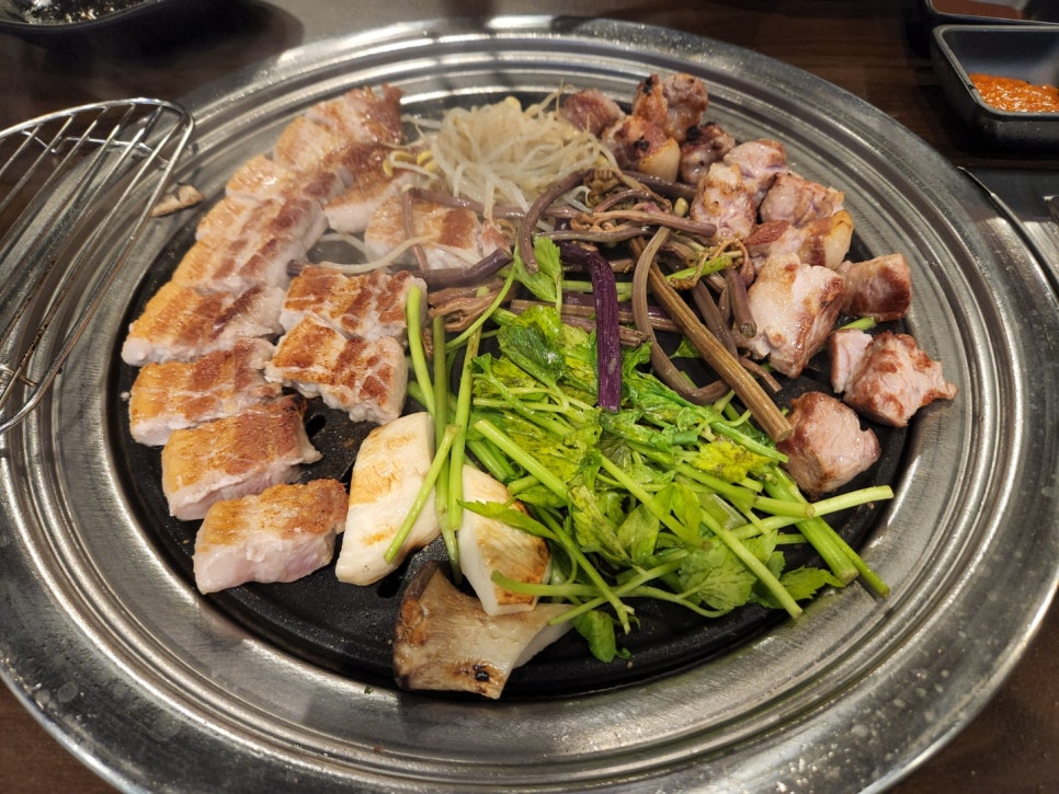 평택역 육풍 고기 맛집미나리and고사리 삼겹살먹자골목구워주는 곳 네이버 블로그